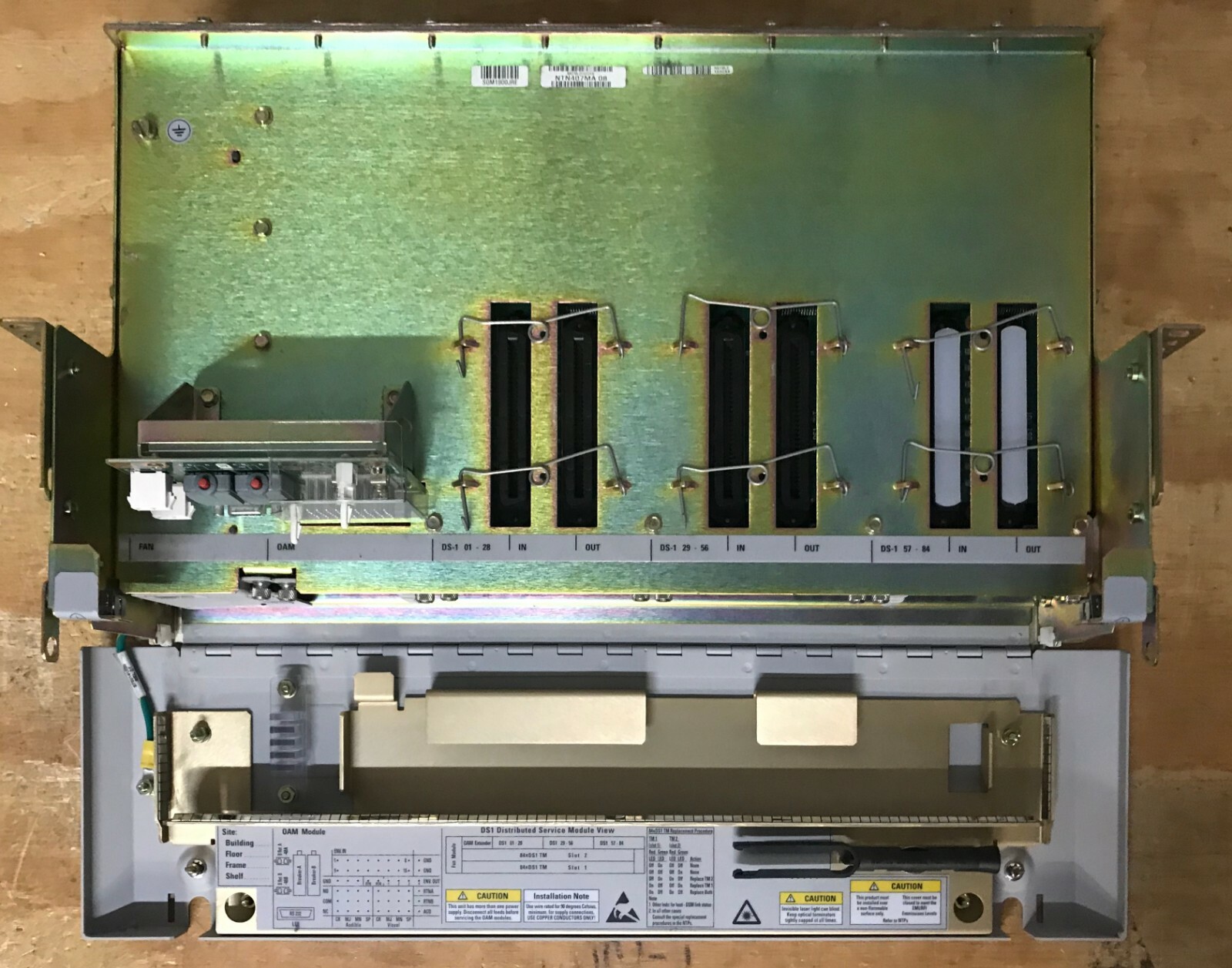 Nortel NTN407MA DS1 Service Module with Cards. See desc. | eBay