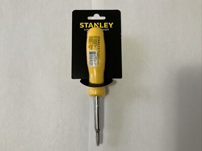 STANLEY 6 in 1 Screwdriver 3 Inch Driver Yellow CHN STHT60048 Brand New ...