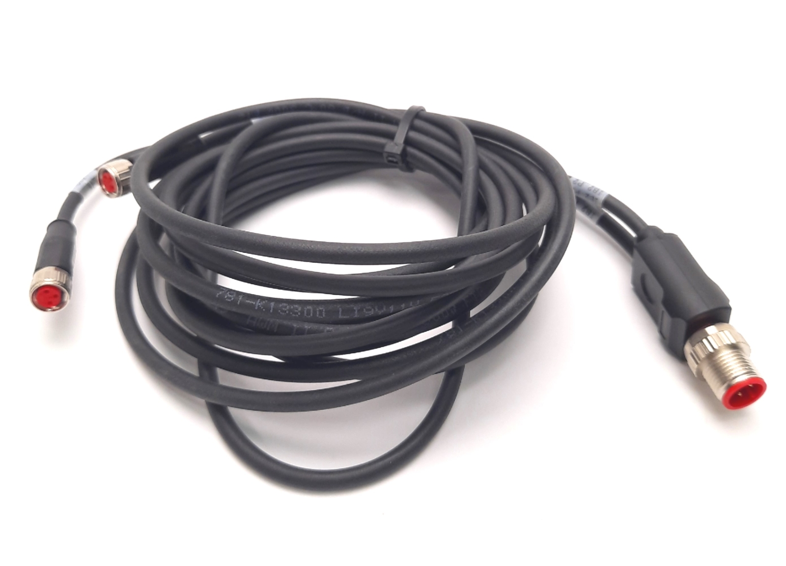 Beckhoff ZK2000-6522-0020 Y Splitter Cable M12 4-Pin to M8 3-Pin (x2 ...