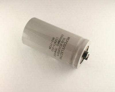 1x 10000uF 75V DC Large Can Electrolytic Capacitor Volts 75VDC 10,000 ...