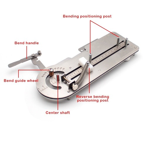 DIY Iron Wire Copper Bender Manual Wire and Cable Bending Machine 2.5MM ...