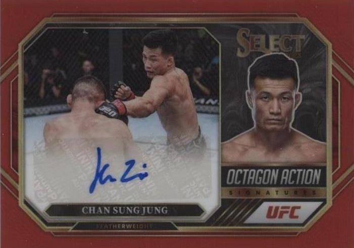 2023 Panini Select UFC - Octagon Action Signatures Chan Sung Jung #OA ...