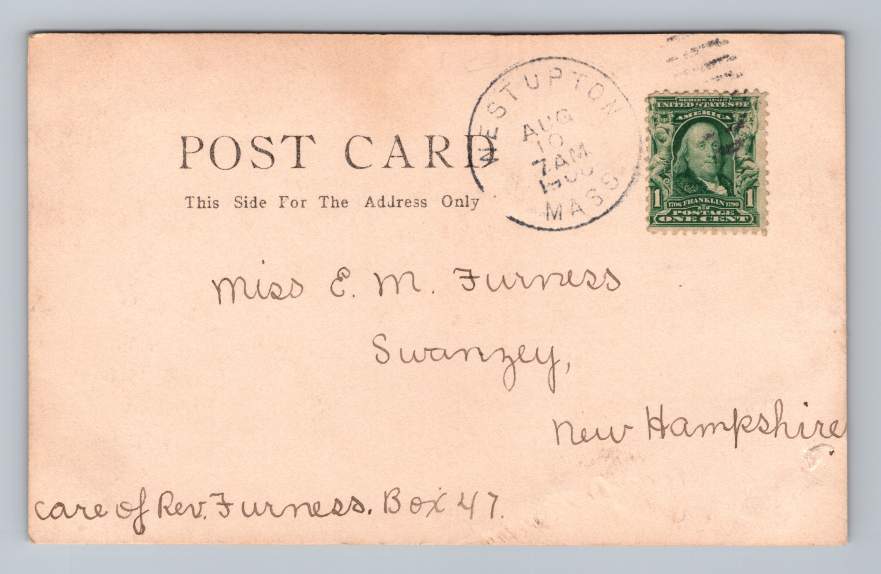 Forest Path ~ West Upton Massachusetts RPPC Antique Photo Worcester ...