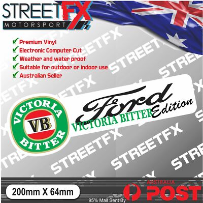VB Edition Sticker Decal 4x4 4WD Beer Ute For Ford Falcon Ranger Barra ...