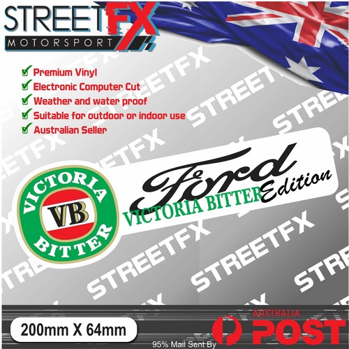 VB Edition Sticker Decal 4x4 4WD Beer Ute For Ford Falcon Ranger Barra ...