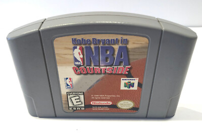 Kobe Bryant in NBA Courtside (nintendo 64, 1998) game only authentic ...