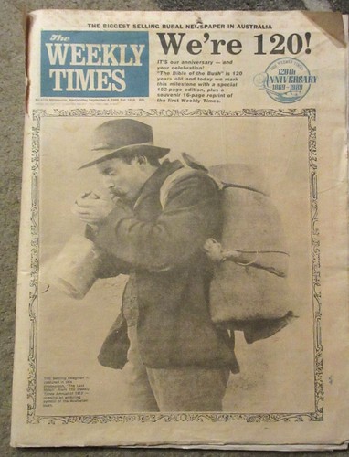 WEEKLY TIMES NEWSPAPER-120 ANNIVERSARY ED-151pages-#5125-MELBOURNE ...