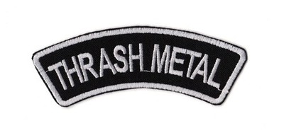Thrash Metal Patch Extreme Heavy Metal Subgenre NWOBHM Speed Metal Band ...