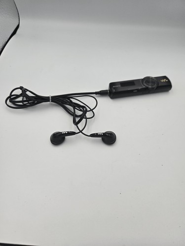 SONY WALKMAN NWZ-B173F 4GB MP3 PLAYER COLOR BLACK, HEADPHONE TESTED ...