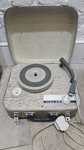 Alba Model 209 Record Player Vintage Portable Turntable | eBay UK