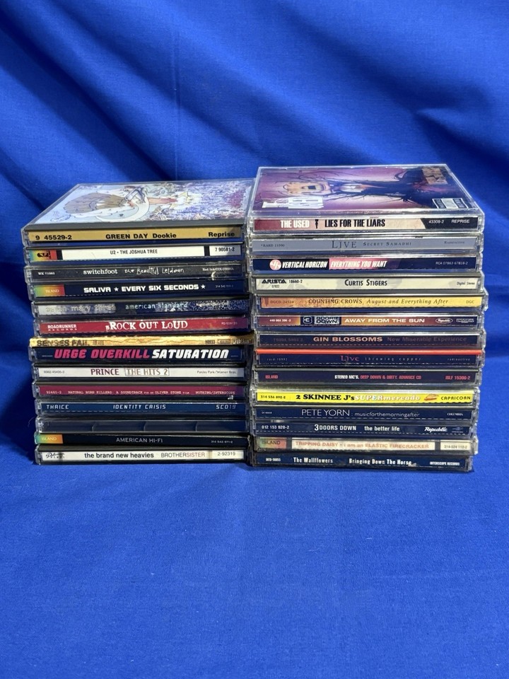 CD Lot Of 28 90’s 2000’s Alternative Rock CDs Grunge Green Day 3 Doors ...