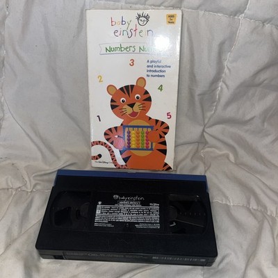 Baby Einstein Numbers Nursery VHS Tape 2003 Walt Disney Introduction to ...