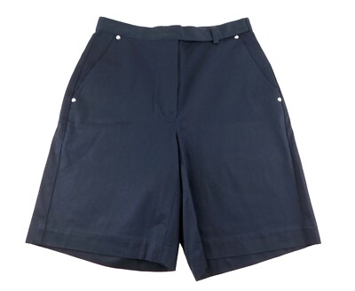 Liz Golf Flat Front Women's Blue Golf Short Size 4 W:26" In:9" Ri:10 ...