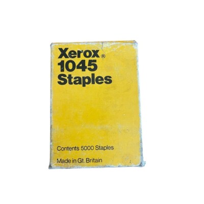 Xerox 1045 Staples Made in Gt. Britain Open Box 5000 Staples | eBay