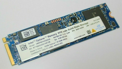 Intel Optane H10 32G + 512 GB NAND PCIe NVMe M.2 Solid-State-Laufwerk ...