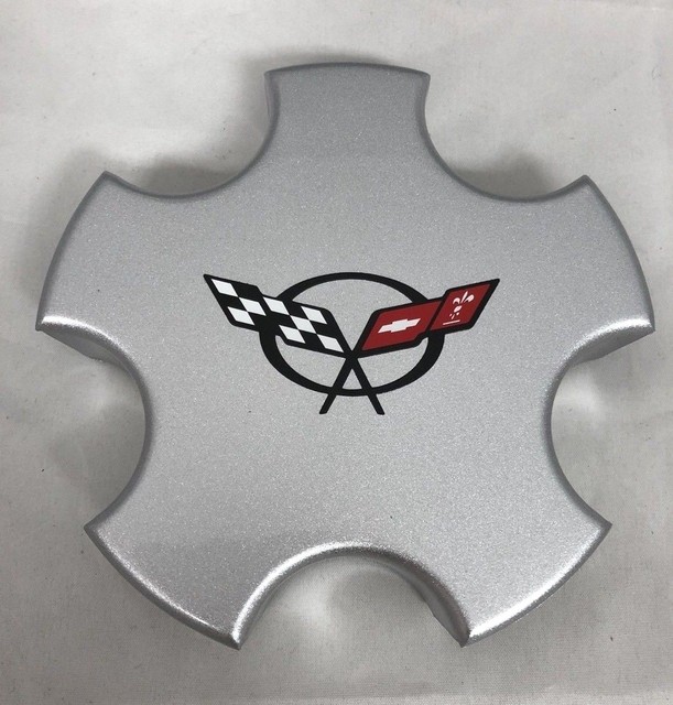 NEW 2000-2004 CHEVROLET CORVETTE Z06 Wheel Center Cap Silver SET | eBay