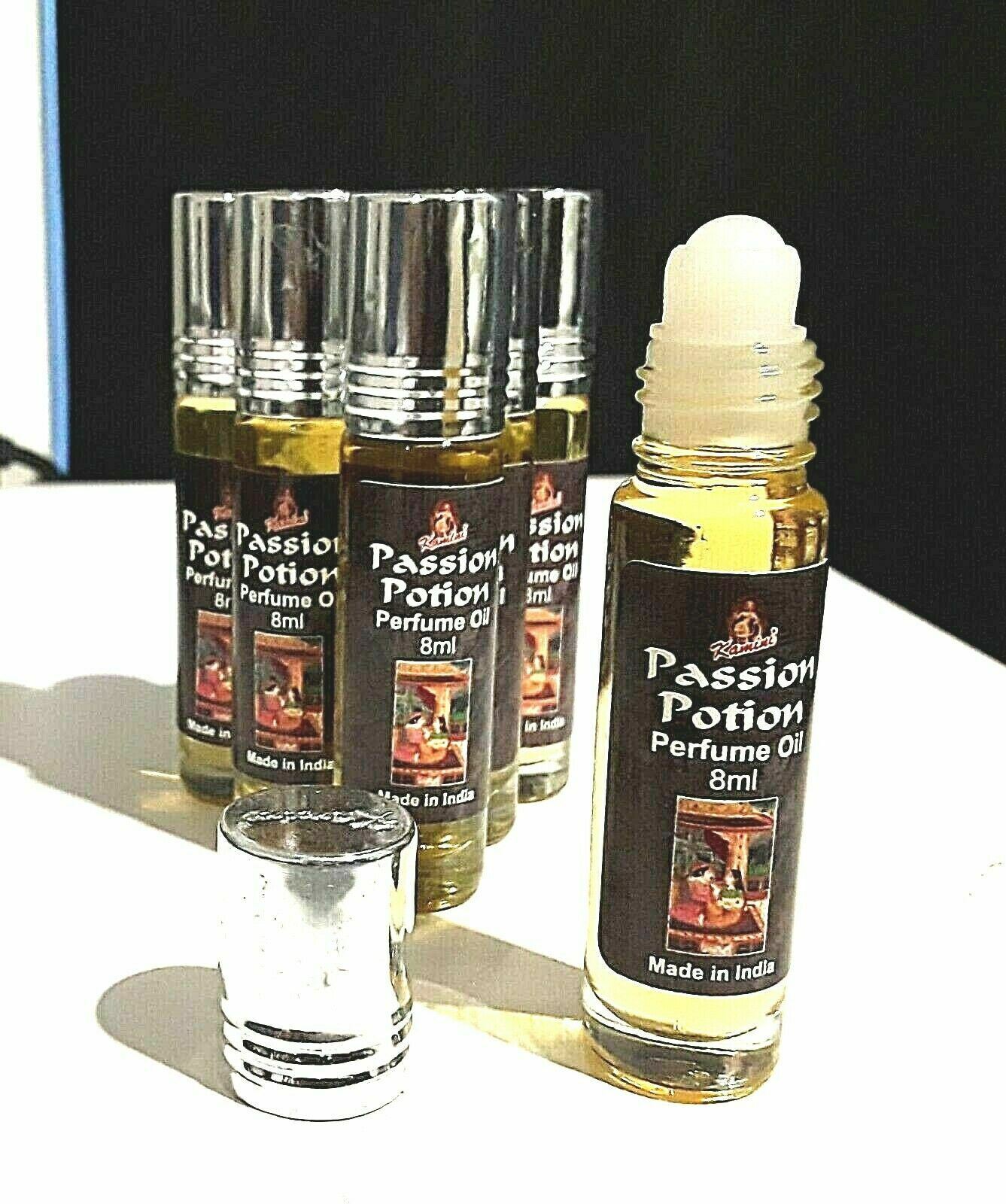 5 x Kamini Perfume Oil, Roll-On PASSION POTION "KAMINI" 8ml (5 BOTTLES). | eBay