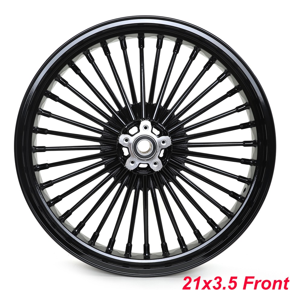 21x3.5 Fat Spoke Front Wheel for Harley Heritage Softail Classic ...