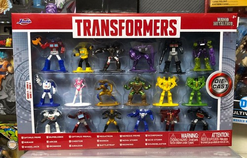 Jada Toys Nano Metalfigs Transformers Die-Cast Figures 1.65" 18-Pack | eBay
