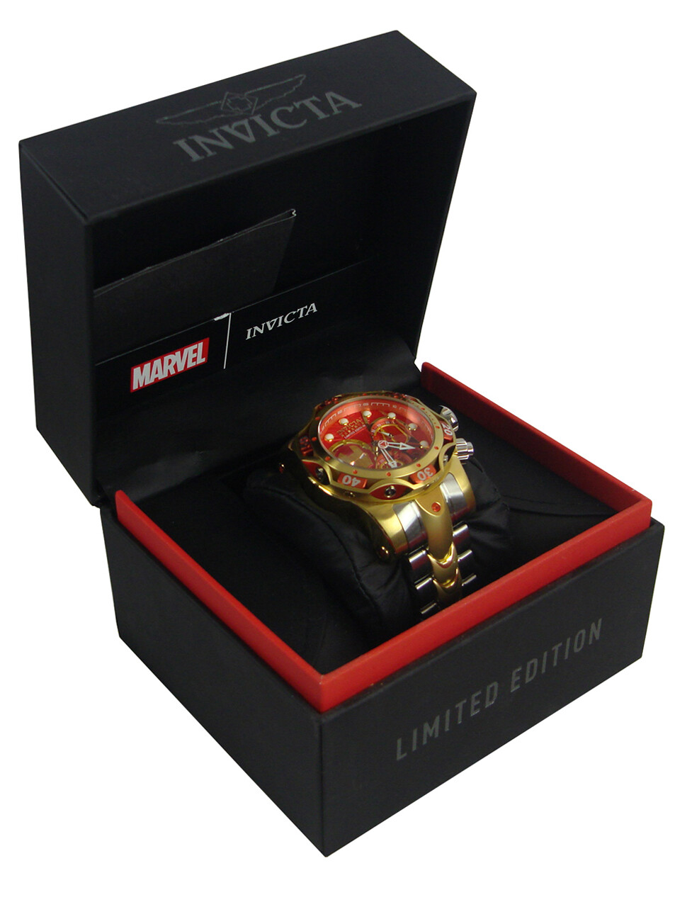 Invicta Marvel Iron Man Reserve 52mm Watch 52mm Venom 27175 Limited 2/ ...