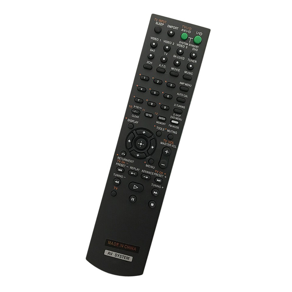 Remote Control For Sony STR-DE695 STR-DE697 STR-DE897 Audio Video AV ...
