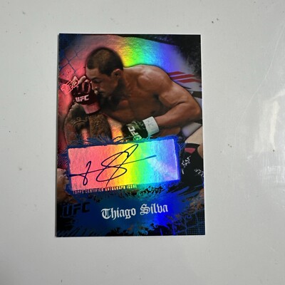 2010 Topps UFC Main Event Auto Thiago Silva #39 Auto | eBay