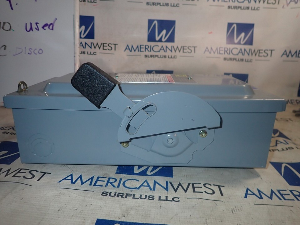 Square D D222N 60 amp 240 volt Fused 2P Indoor Disconnect Switch | eBay