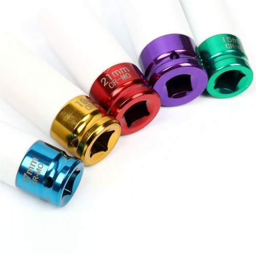 5Pcs Lug Nut Socket Impact Socket Set Thin Wall Socket Wheel Protector ...