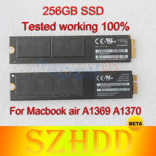 256GB SSD Solid State Drive For APPLE MacBook Air 11" A1370 13" A1369 ...