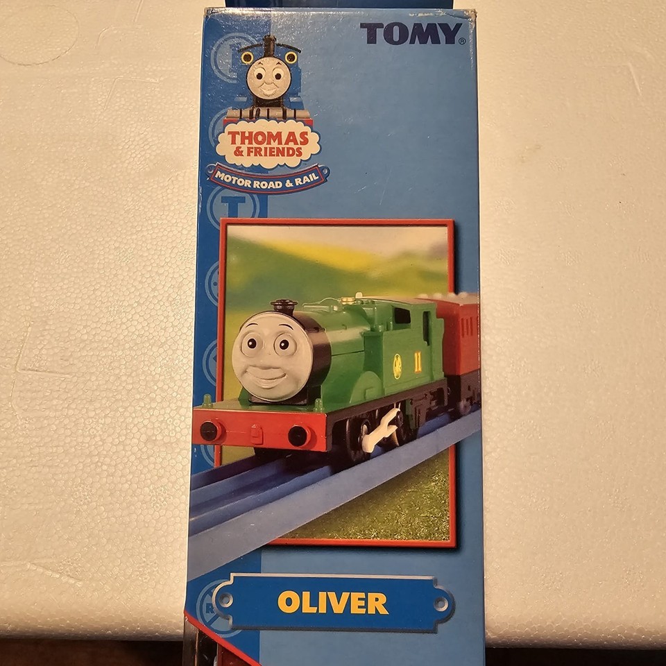 TOMY Thomas & Friends Oliver Motorized Trackmaster Plarail Train Green ...