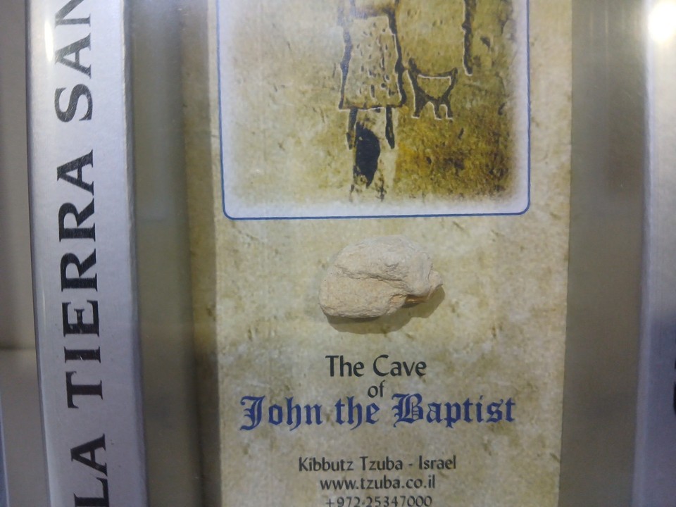 2 Authentic Israel Biblical Relic Stone Rock From John The Baptist Cave ...