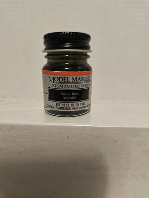 Testors Model Master Silver Blue Metallic 2701 Custom Enamel Paint .5 ...