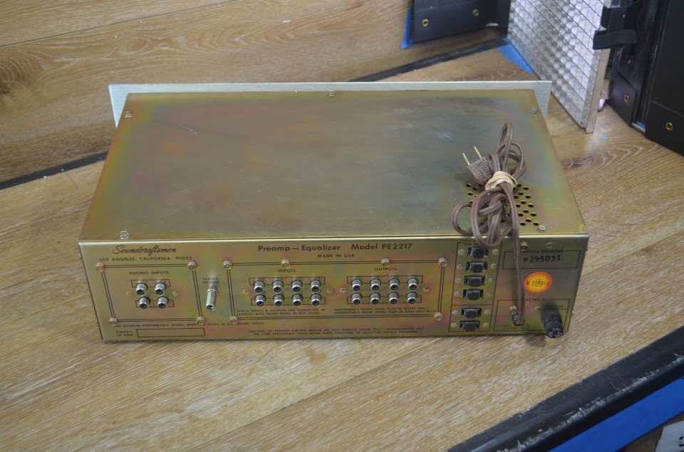 Vintage Soundcraftsmen Preamp Equalizer PE2217 parts OR REPAIR NOT ...