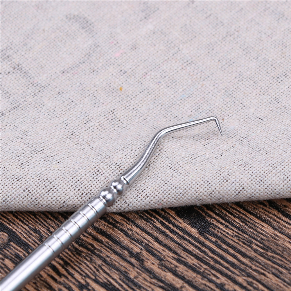 1Pc Double Ends Stainless Dentist Teeth Clean Hygiene Explorer Probe ...