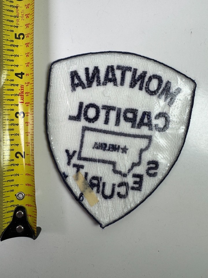 Montana Capitol Security Helena MN Patch W9 | eBay