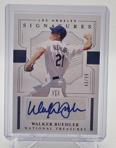 Walker Buehler 2019 Panini National Treasures Signatures Autograph /99 ...