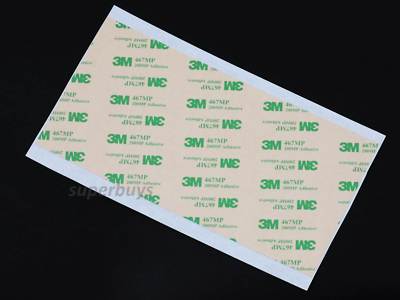 3M 467MP Double Sided Acrylic Adhesive Transfer Tape Sheet 200MP 100 x ...