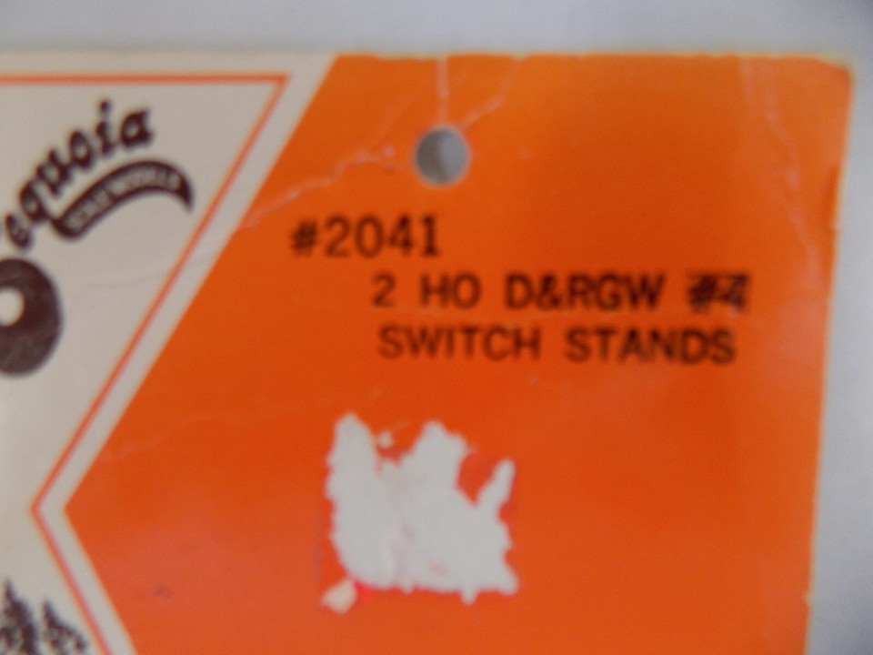 D&RGW #4 SWITCH STANDS HO SCALE BY SEQUOIA SCALE MODELS 2PER PACK PO | eBay
