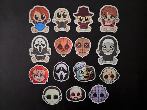 Horror Movie Head Babies Ghostface Scream Chucky Pinhead Freddy Jason ...