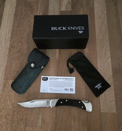 BUCK KNIVES 111 MAGNACUT EBONY FOLDING HUNTER KNIFE - 111 20TH ...