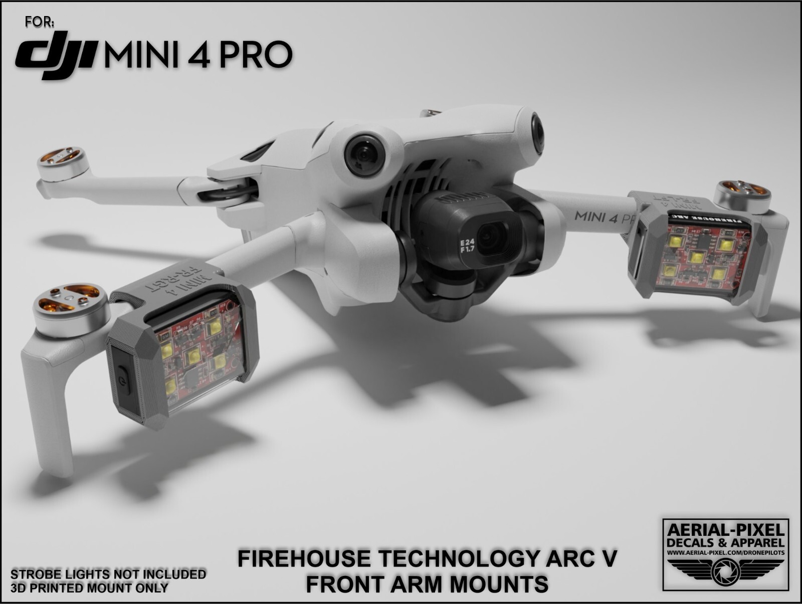 DJI Mini 4 Pro Strobe Mounts For Firehouse Technology ARC V, Micro ...