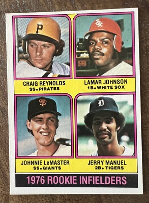 1976 Topps - 1976 Rookie Infielders #596 Craig Reynolds, Jerry Manuel ...