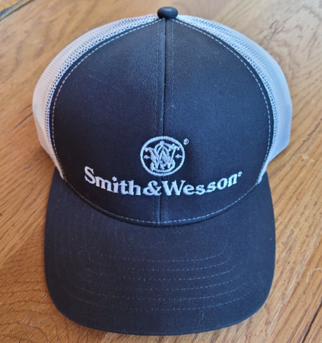 S&W Smith & Wesson Snapback Mesh Trucker Hat Baseball Cap Adjustable ...
