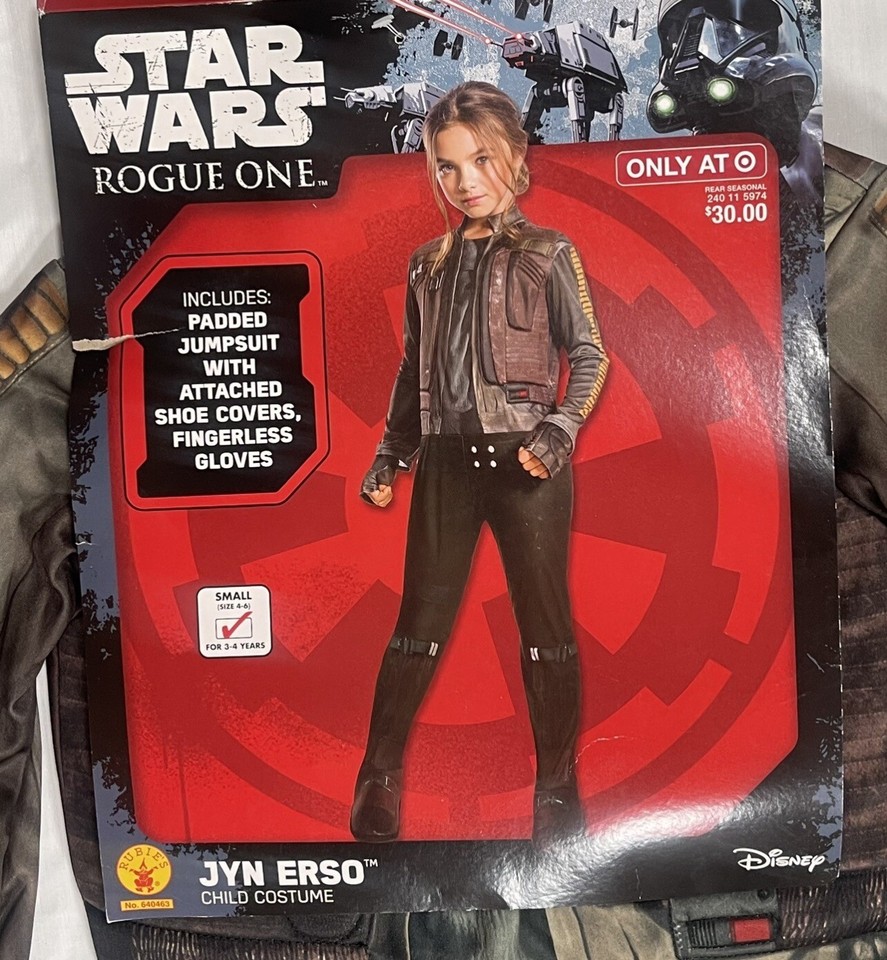 Star Wars Jyn Erso Costume. Size 4-6. New. | eBay