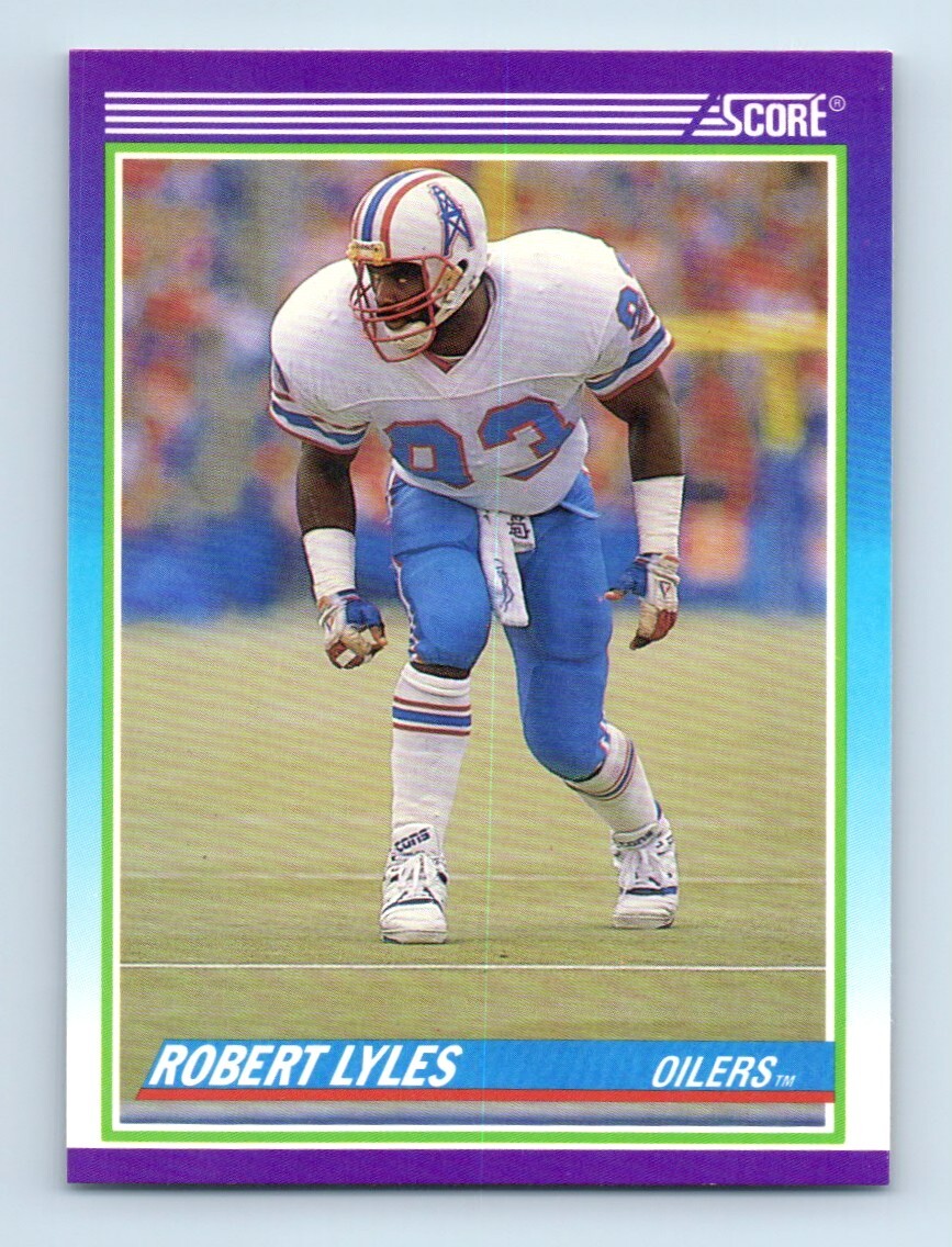 1990 Score Robert Lyles Houston Oilers #451 | eBay