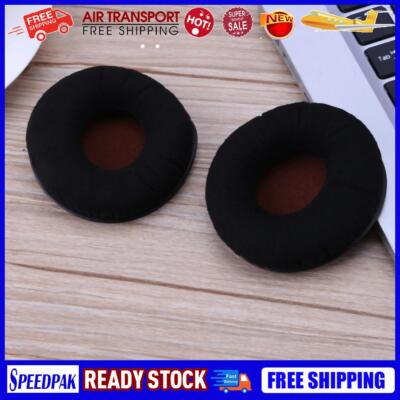 Replacement Ear Cups Black Velvet 2pcs Ear Cushion Pads for Sennheiser ...