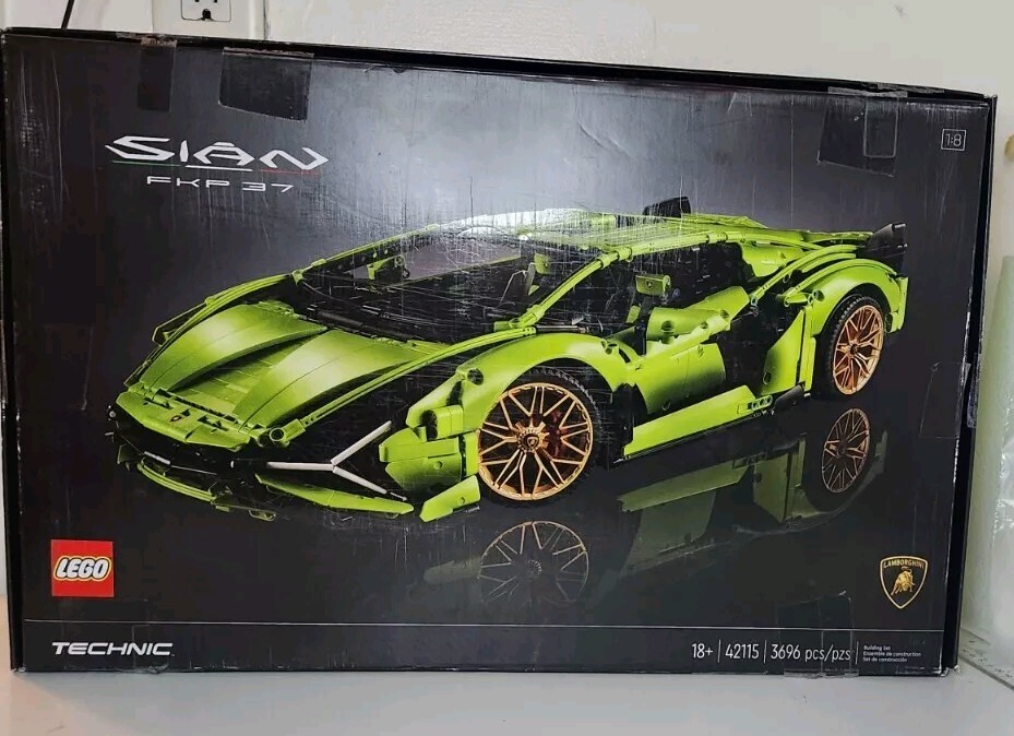LEGO Lamborghini Sian FKP 37 Technic (42115) - BOX & BOOK ONLY! PLEASE ...