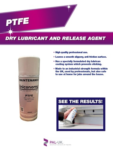 Professional PTFE Dry Lubricant And Release Agent Anti Friction Spray ...