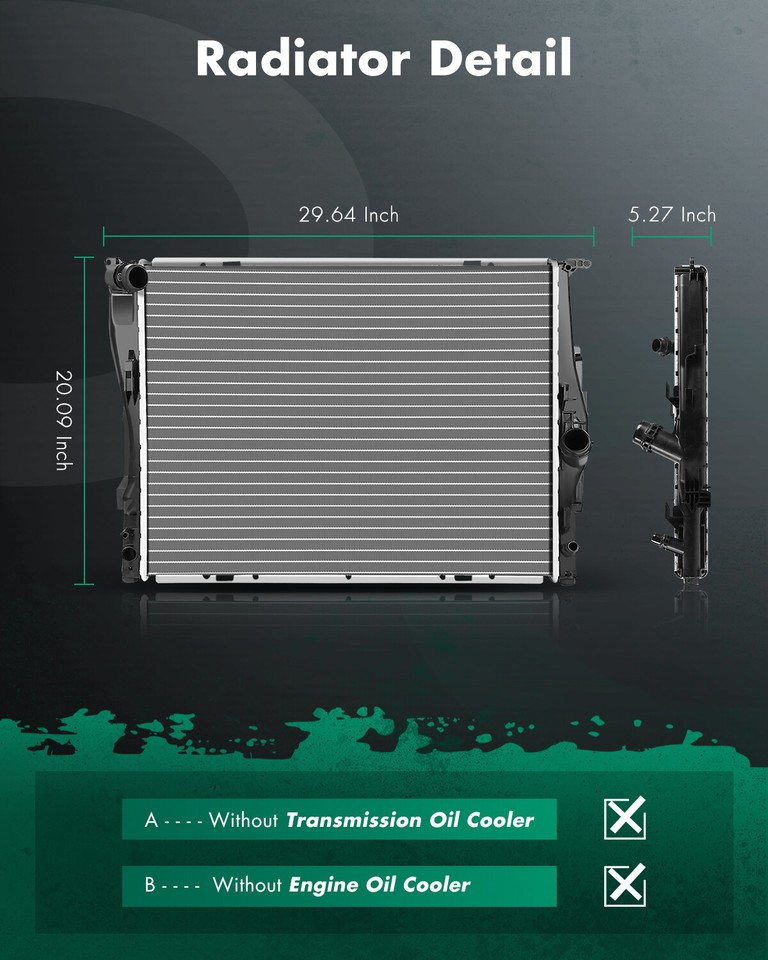 2882 Radiator for BMW Z4 128i 323i 325i 325xi 328i 328xi 330i Z4 2.5L 3 ...