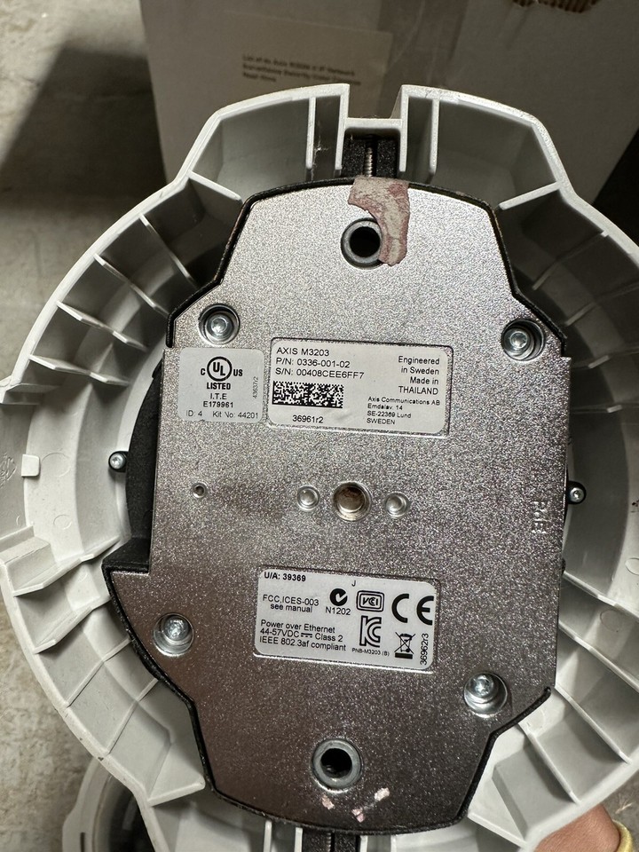 Axis P3301 Network surveillance Dome Camera- White | eBay